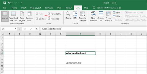 √ Cara Menampilkan Ruler Di Excel 2010 2016 2019 Jcinema2018id