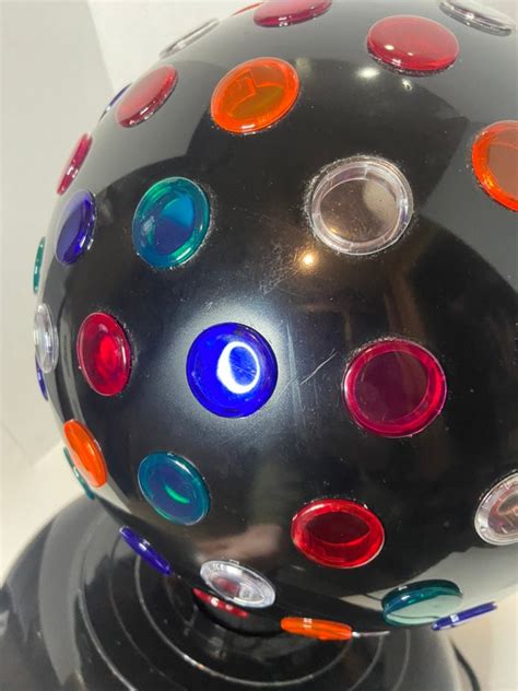 Intertek 16” Disco Lamp Rotating Light Multi Color 2011 Munimoro Gob Pe