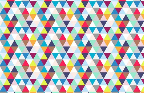 Triangle Colorful Pattern Wallpapers Wallpaper Cave