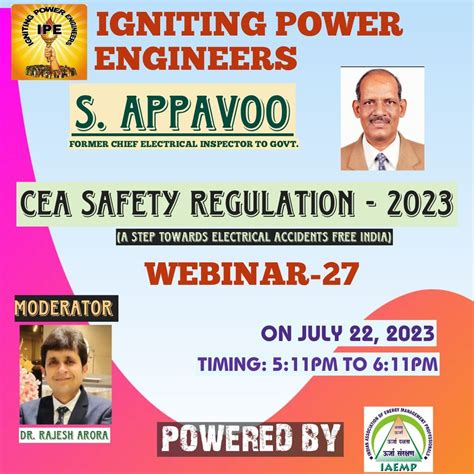 Iaemp On Linkedin Igniting Power Engineers Ipe In Association With