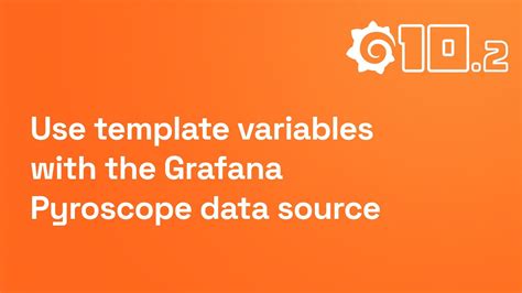 Using Template Variables In Grafana Pyroscope Youtube
