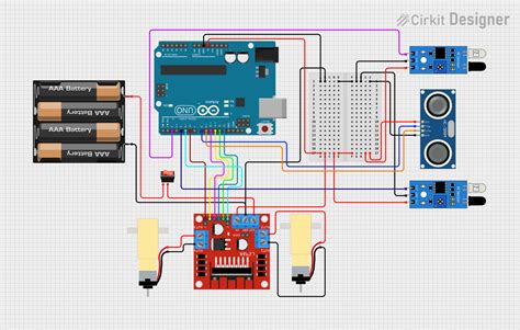 Line Following Robot With Obstacle Avoidance 9 Steps Instructables