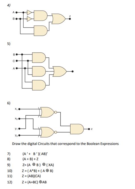 Solved Example Converting Digital Logic Gates Into Boolean
