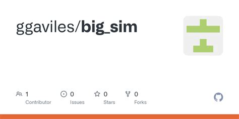 Github Ggavilesbigsim