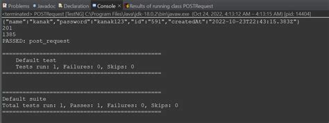 First Post Request In Rest Assured Naukri Code 360