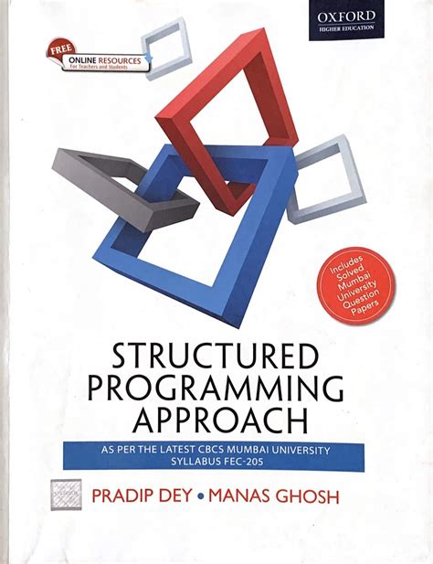 Buy Structured Programming Approach For University Of Mumbai Book Online At Low Prices In India