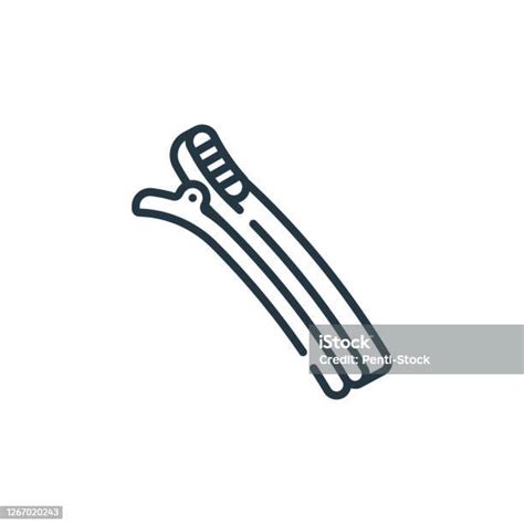 흰색 배경에 격리 된 헤어 벡터 아이콘입니다 개요 웹 사이트 디자인 및 모바일 응용 프로그램 개발을위한 얇은 라인 헤어 아이콘 얇은 선 머리 윤곽선 아이콘 벡터