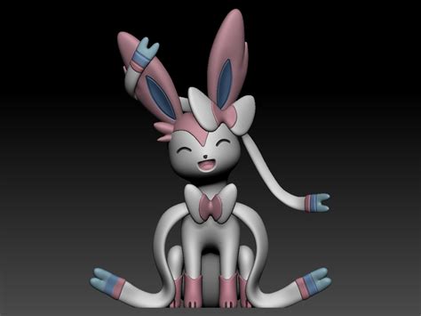 Stl File Sylveon 🐉・model To Download And 3d Print・cults
