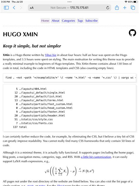 website without javascript