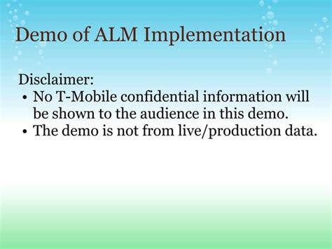 Application Life Cycle Management Ppt Computer Software And