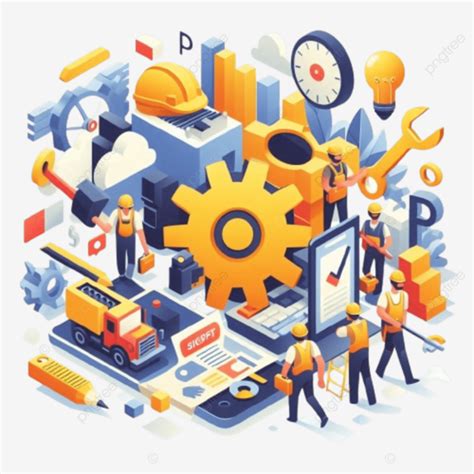 사업가 캐릭터와 아이콘을 사용한 시작 아이소메트릭 개념 견적 시작 아이소메트릭 Png 일러스트 및 이미지 에 대한 무료 다운로드 Pngtree