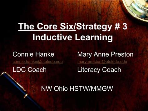 Inductive Learning Examples Ppt Educational Assessment Education