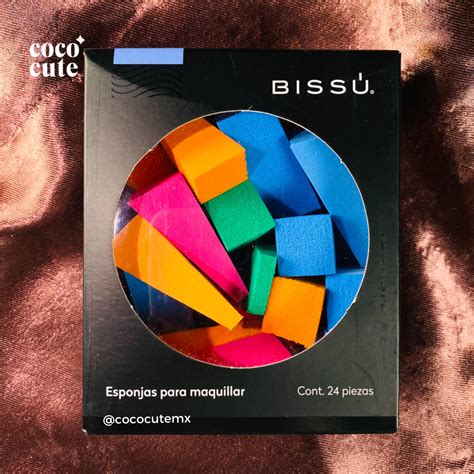 Esponja Piquitos De Colores 24pzs Bissu Coco Cute