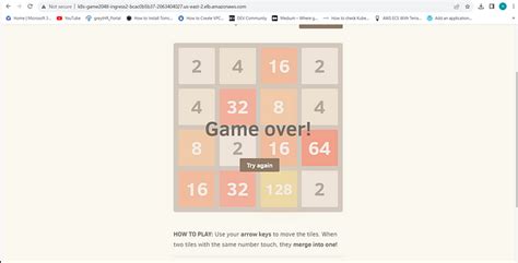 Deploying The 2048 Game Application On Aws Eks Platform Using Ingress By Awsdevopsnani Medium
