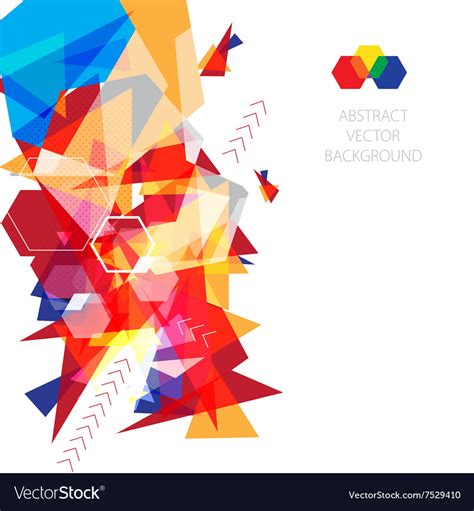 Background Layout Design Template Colored Vector Image