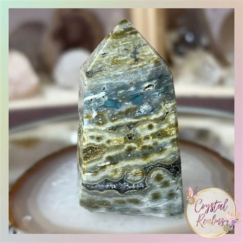8th Vein Ocean Jasper Tower Crystal Realms