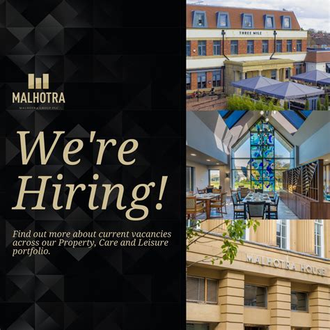 Atul Malhotra On Linkedin We Have Several Vacancies In Our Hospitality