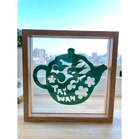 手工剪紙窗花春聯 茶台灣TAIWAN 蝦皮購物