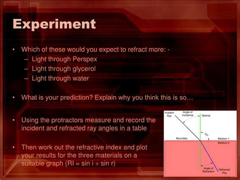 PPT Refraction Refractive Index PowerPoint Presentation Free Download ID 6108960