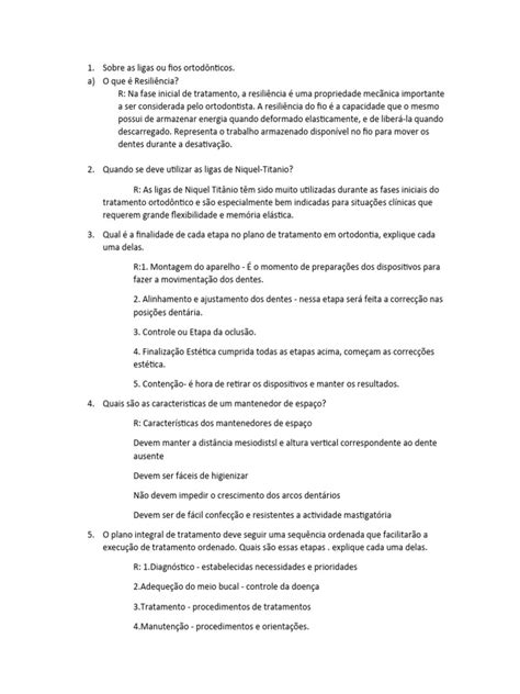 Pyong Yang Pdf Dente Ortodontia