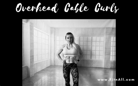 Cable Overhead Curl Exercise Database Biceps Overhead Biceps