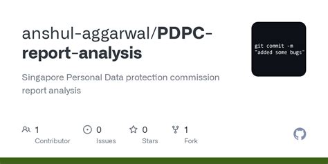 Github Anshul Aggarwal Pdpc Report Analysis Singapore Personal Data Protection Commission