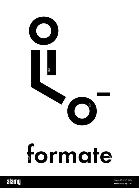Formate Anion Chemical Structure Skeletal Formula Stock Vector Image And Art Alamy