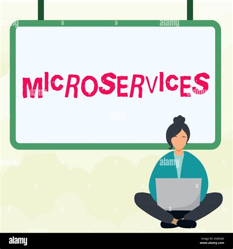 Writing Displaying Text Microservices Business Overview Software Development Technique Building