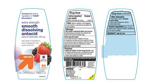 Up And Up Extra Strength Smooth Dissolving Antacid Assorted Berry