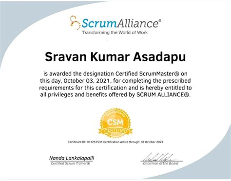 sravan kumar asadapu on linkedin scrumalliance scrummasters agile scrum agilemindset 17
