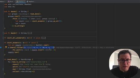 Advent Of Code In Rust 2020 Day 6 Youtube