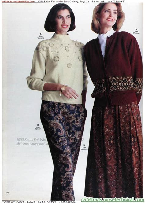 1990 Sears Fall Winter Style Catalog Page 22 Catalogs And Wishbooks
