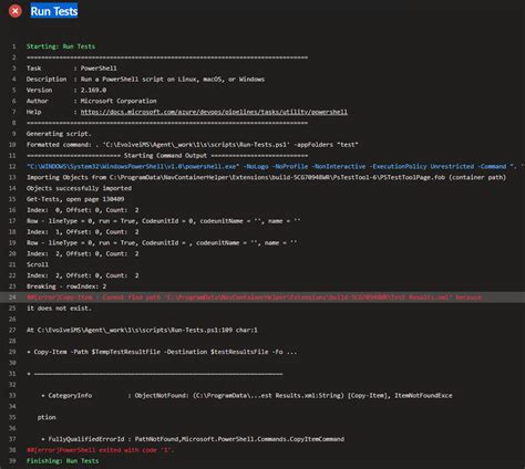 Issue With Get Testsinnavcontainer Bc Issue Microsoft Navcontainerhelper Github