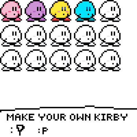 Pixilart Make Your Own Kirby By Leosaki