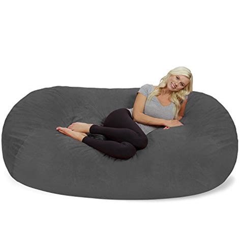 Chill Sack Bean Bag Chair Huge 75 Memory Foam Furniture Bag And Large Lounger Big Sofa With