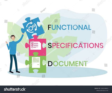 Fsd Functional Specifications Document Acronym Business Stock Vector Royalty Free 2262246653