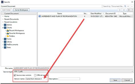 Saving A Word Document As A Pdf In Word Using Netdocuments Optiable