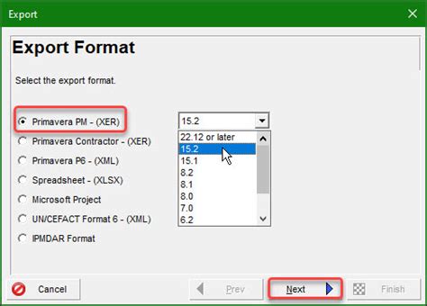 Transfer XER And Project Layout Files In P6 Professional Ten Six