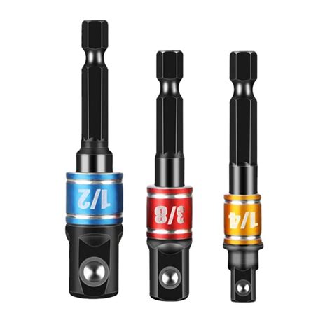 4pcs Impact Extension Socket Adapter Socket Set Ex Grandado