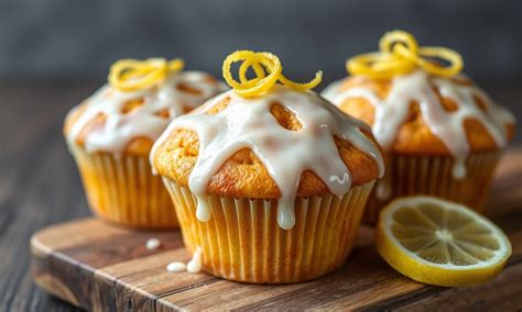 Muffin De Limão Fofinho Com Glacê Cítrico Receita Em 35 Min