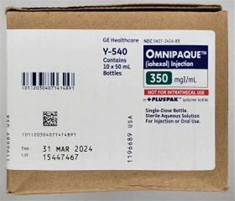 Omnipaque 350 Mg 100 Ml Injection At ₹ 1350bottle New Delhi Id