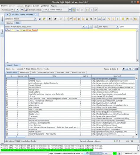 Squirrel Tu Gestor De Bases Datos Multiplataforma Atareao Con Linux