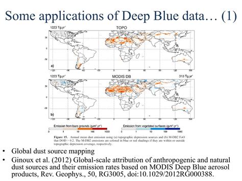 Ppt Collection 6 Update Modis ‘deep Blue Aerosol Powerpoint
