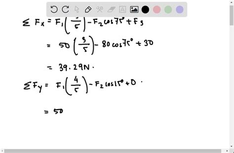 Solved Express Each Of The Three Forces Acting On The Support In Cartesian Vector Form And