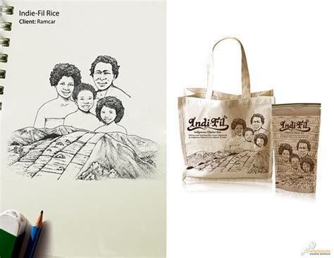 Indi Fil Indigenous Filipino Rice Packaging Behance