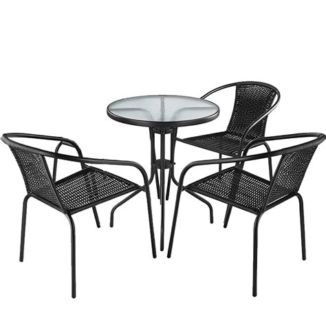 ეზოს მაგიდა და 3 სკამი 2tc Ezos Magida Skamebit