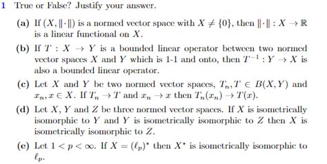 Solved True Or False Justify Your Answer A If X Is Chegg Com