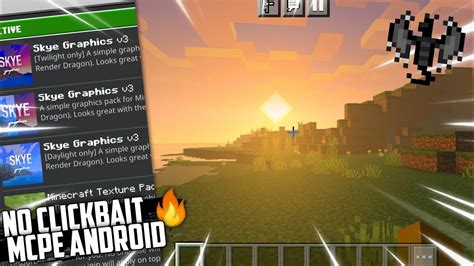 INSANE LOW END SHADER MINECRAFT PE 1 19 IN 1GB 2GB 3GB ANDROID NO LAG MCPE YouTube
