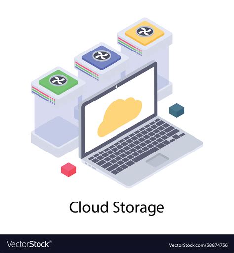Cloud Storage Royalty Free Vector Image VectorStock