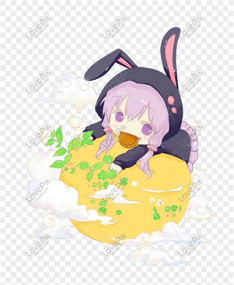 손으로 그린 달 엘프 그림 Png 일러스트 무료 다운로드 Lovepik